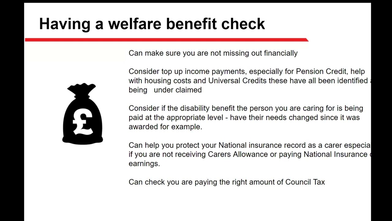Welfare Check Example