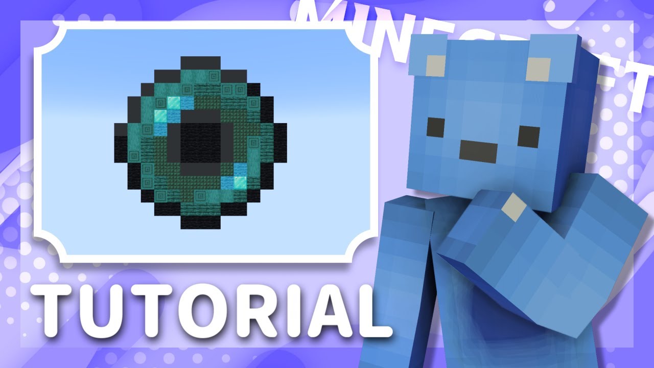 Minecraft Pixel Art - 16x - Ender Pearl Tutorial - YouTube