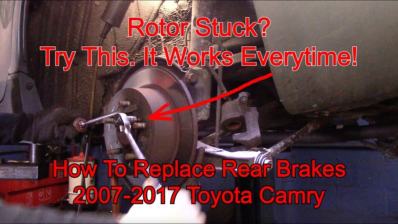 Rear Brakes 2007-2017 Toyota Camry - YouTube