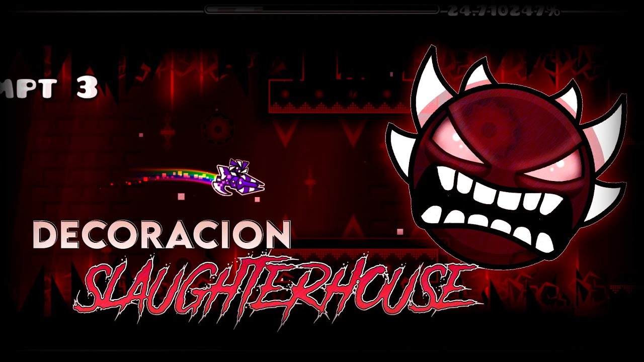 COMO DECORAR ESTILO SLAUGHTERHOUSE - Geometry Dash - YouTube