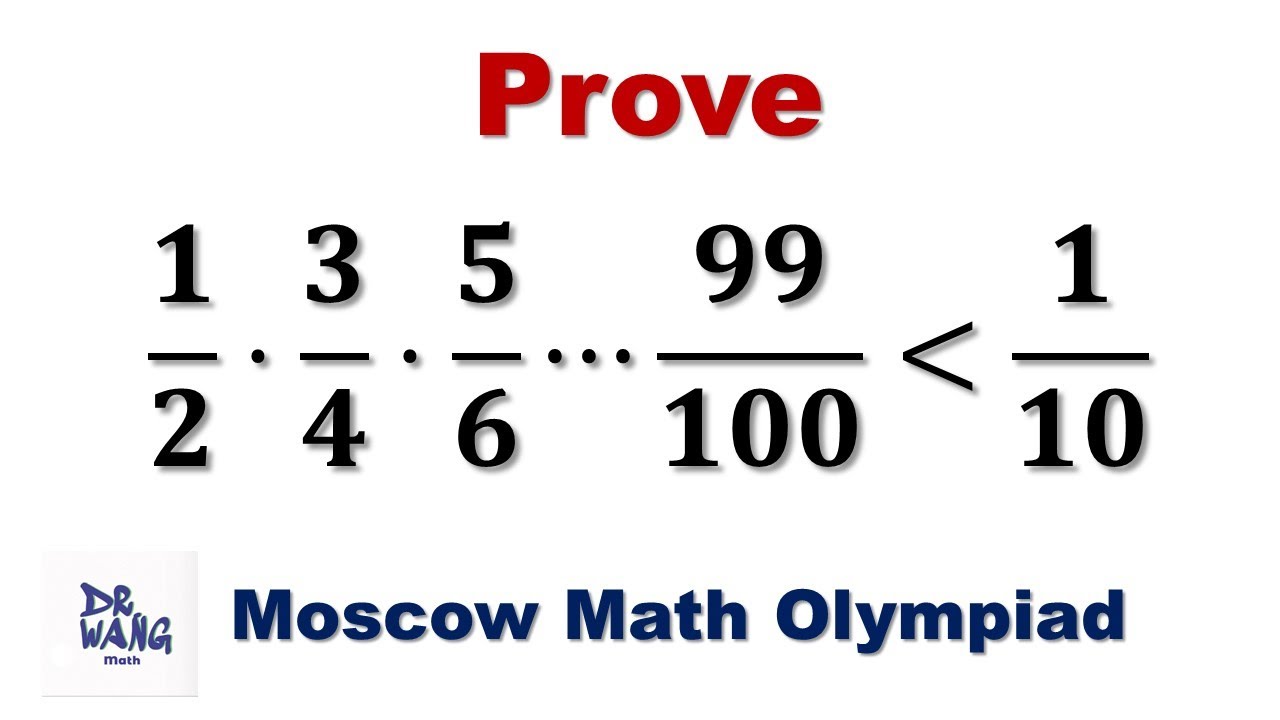 Prove inequality: simple trick solves it quickly | Moscow Math Olympiad ...