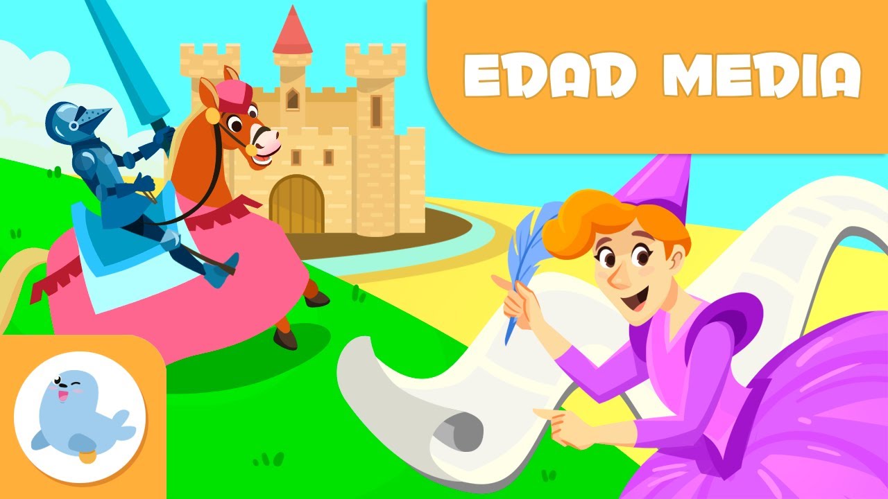 🏰 EDAD MEDIA PARA NIÑOS ⚔️ Reyes, castillos, caballeros y aldeas ...