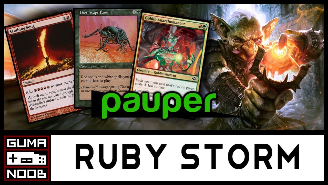 RUBY STORM (Pauper) - Combo Super Explosivo - YouTube