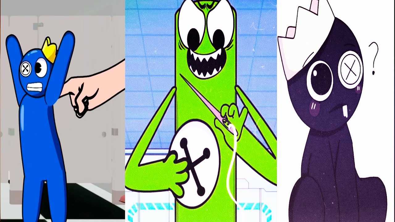 Rainbow Friends red rabbit FUN TikTok 12 (COME WITH US) - YouTube