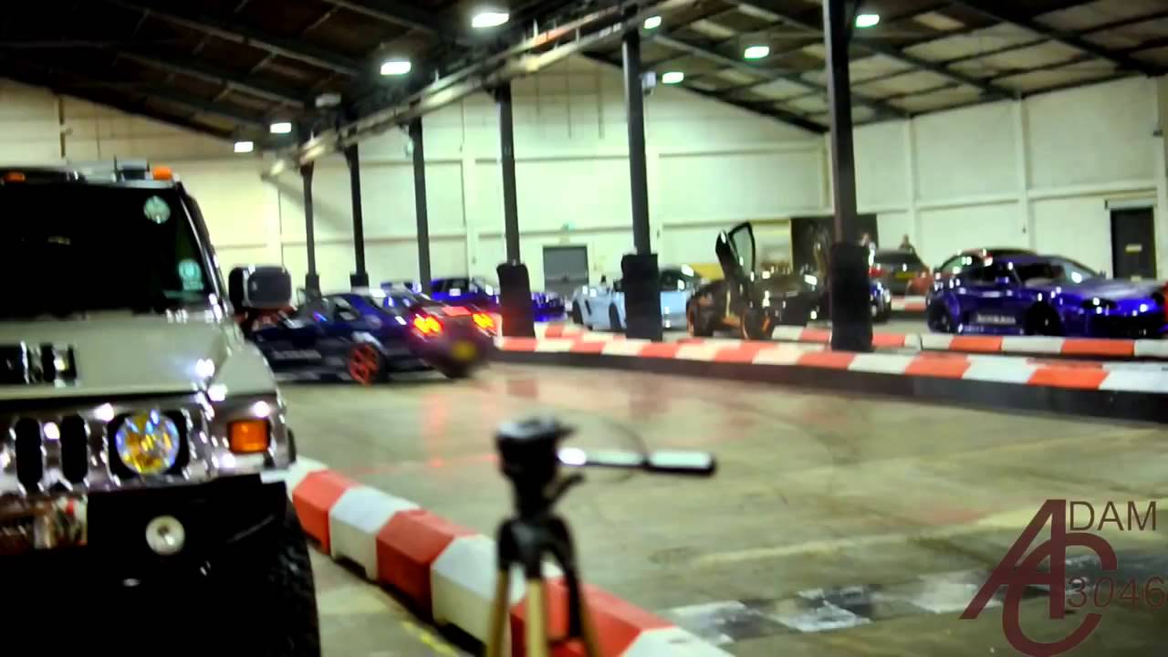 Kream Developments - Skyline Enters A Go Kart Track Sideways. - YouTube