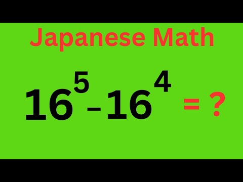 Japanese Math Olympiad || A Beautiful Exponent Math Solution || - YouTube