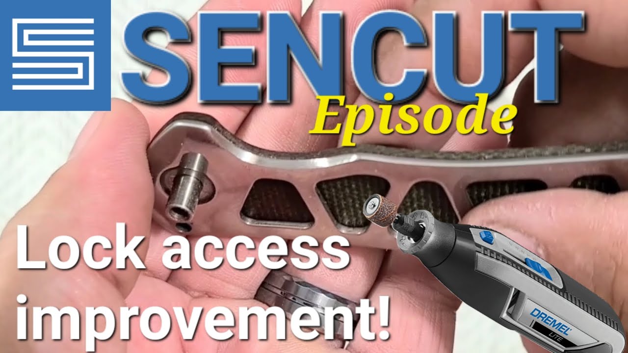 Sencut Episode full review and Lock Access improvement! WE/Civivi ...