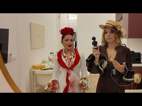 grwm para vestirme de flamenca con mi amiga 