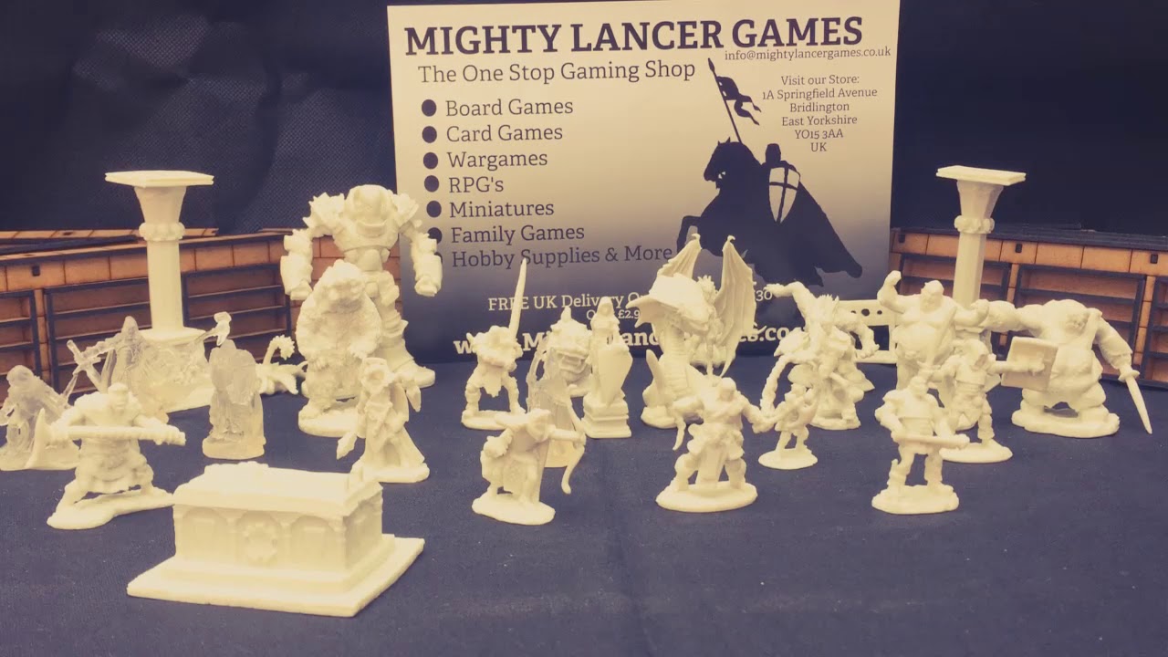 Mighty Lancer Games Reaper Subscription Box Overview - YouTube