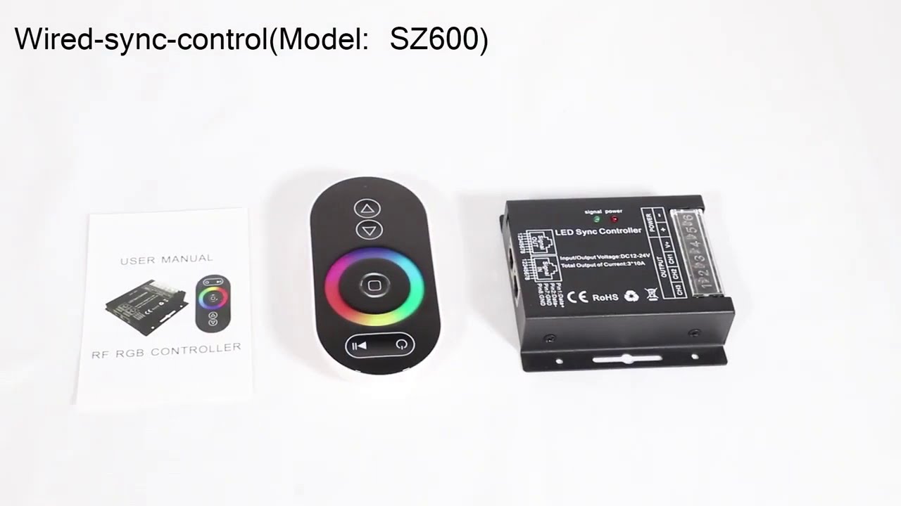 SZ600 wired-Sync control led controller series - YouTube