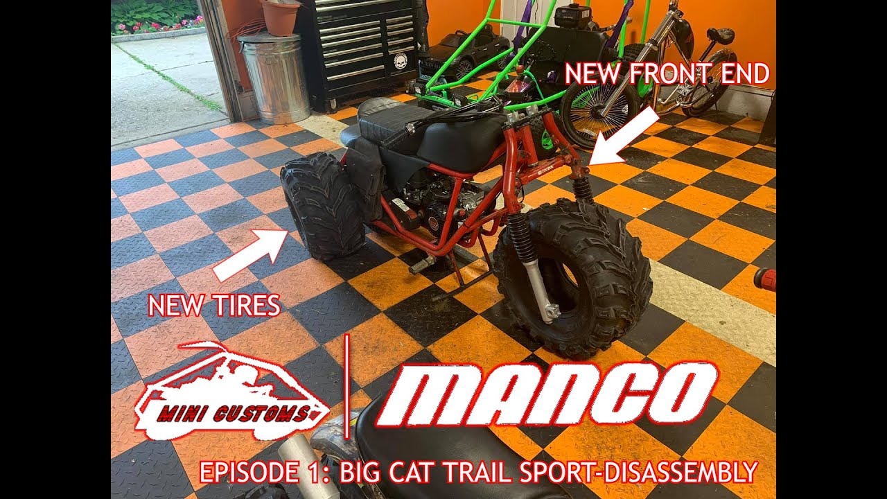 MANCO: Big Cat Trail Sport- DISASSEMBLY - YouTube