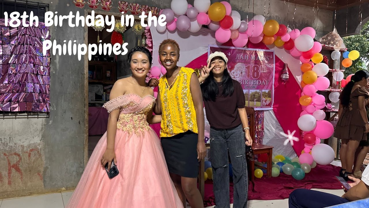 How Filipinos Celebrate 18th Birthday Party in the Province 🇵🇭 - YouTube