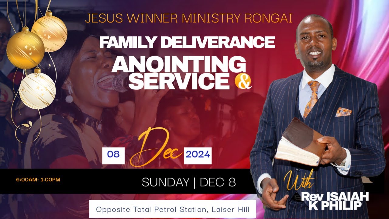 PREACHING /JESUS WINNER MINISTRY RONGAI 08 DEC 2024 CHURCH SERVICE ...