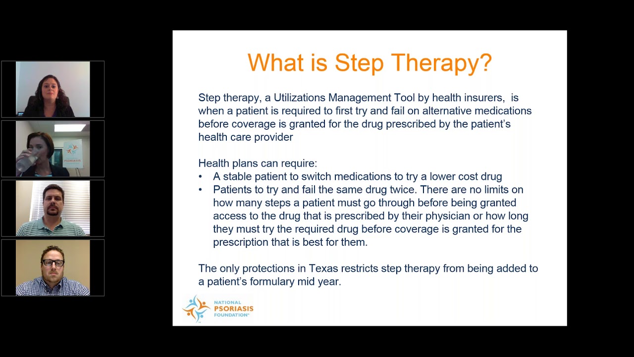 NPF Webinar: Texas Step Therapy - YouTube