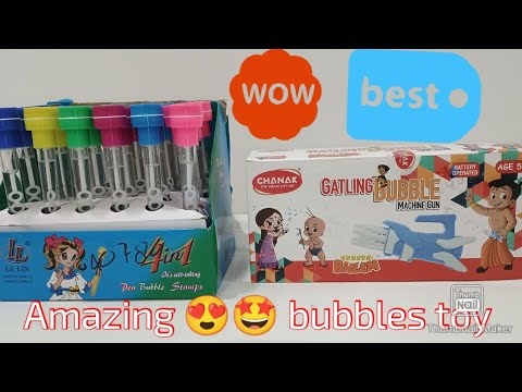 5 minutes satisfying with Unboxing amazing bubbles toys for kids - YouTube