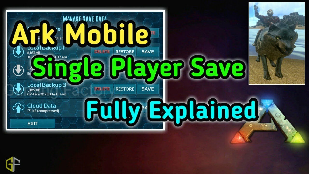 Ark Mobile 2.0 | Complete Save Guide in Single player | Tips and tricks ...