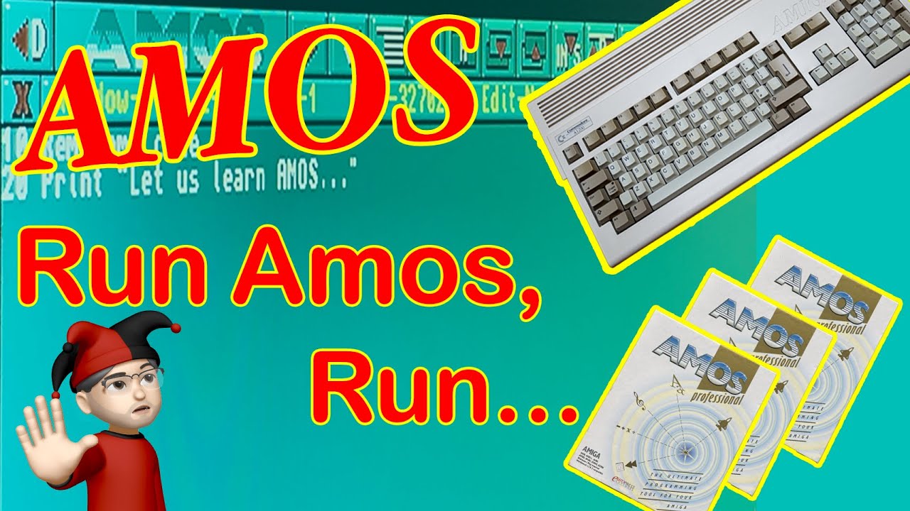 AMOS Run command - call AMOS programs from within existing AMOS programs - YouTube