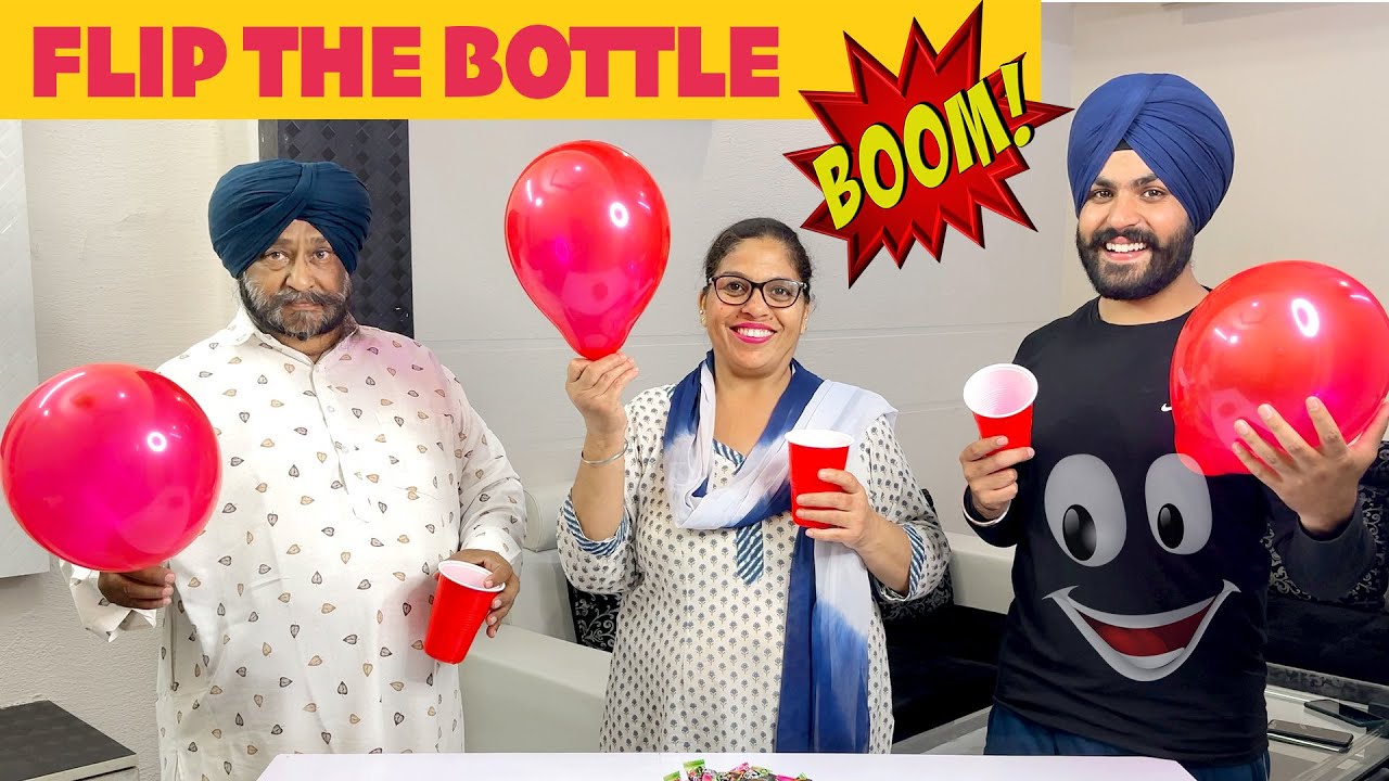 Flip The Bottle & Win Gifts - Grover Family Show - YouTube