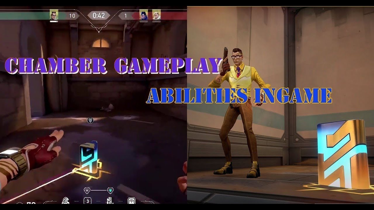VALORANT Chamber gameplay ability ingame - YouTube