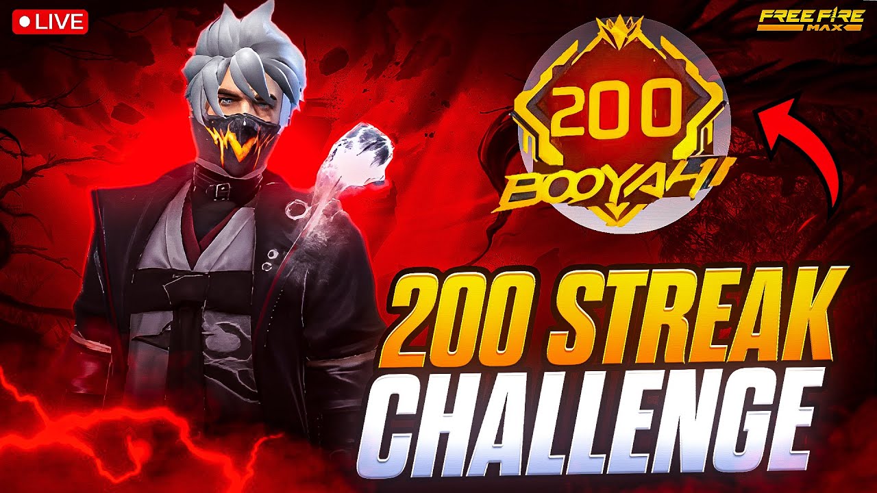 100 Streak Done💀Day 28🚀200 Streak Challenge On Live🤯Hardest Challenge ...