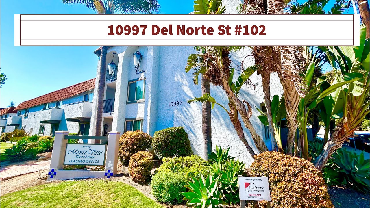 10997 Del Norte St #102, Ventura, CA - YouTube