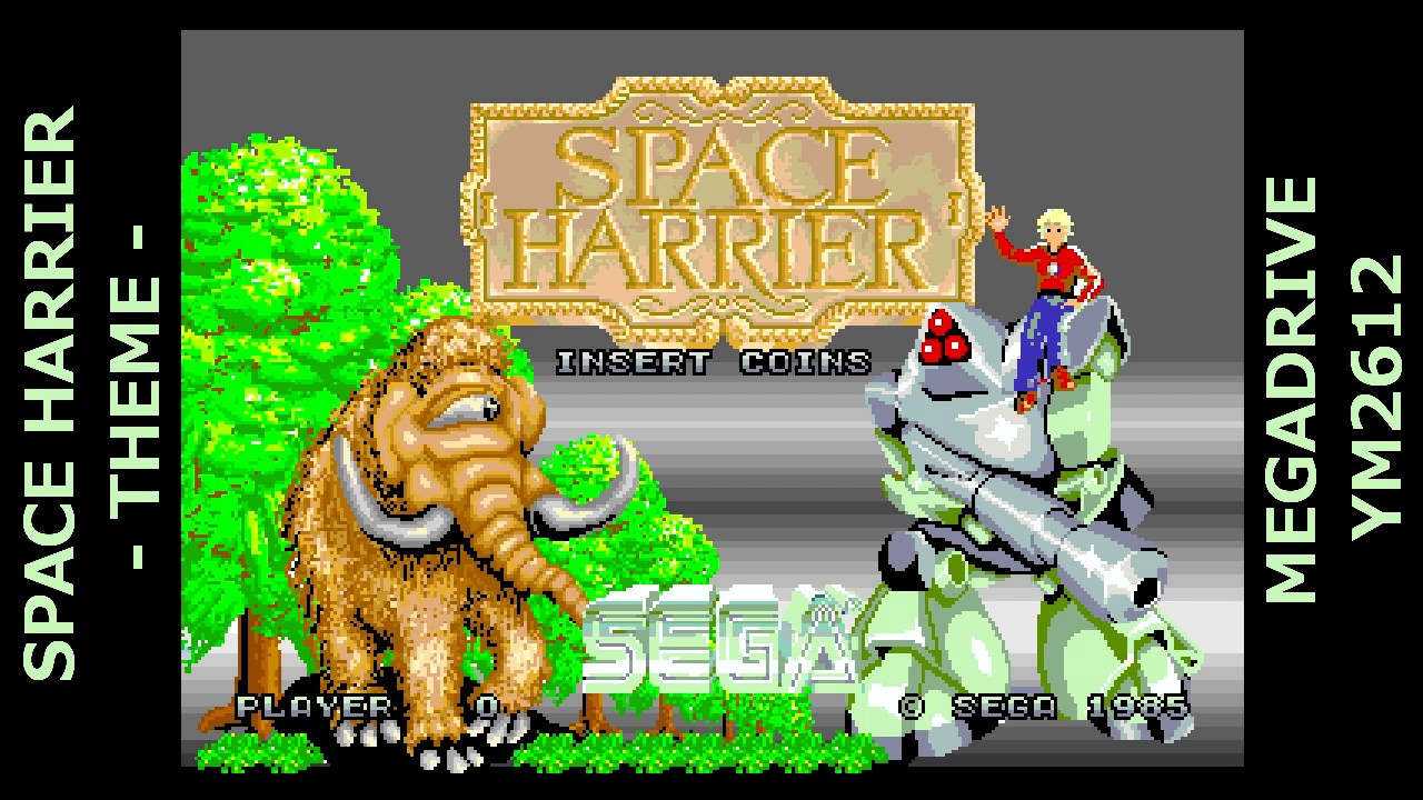 [BGM] SPACE HARRIER -THEME- [MEGADRIVE arrange] (not SUPER32X) - YouTube