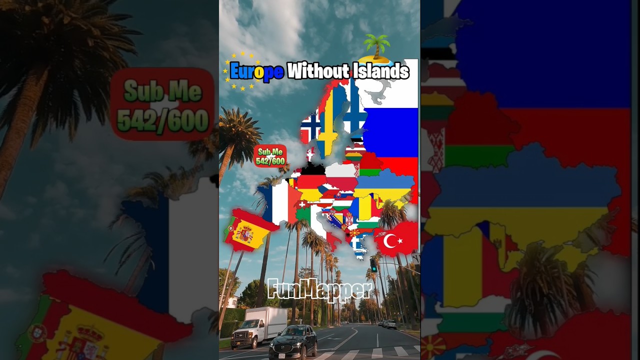 Europe without islands - YouTube