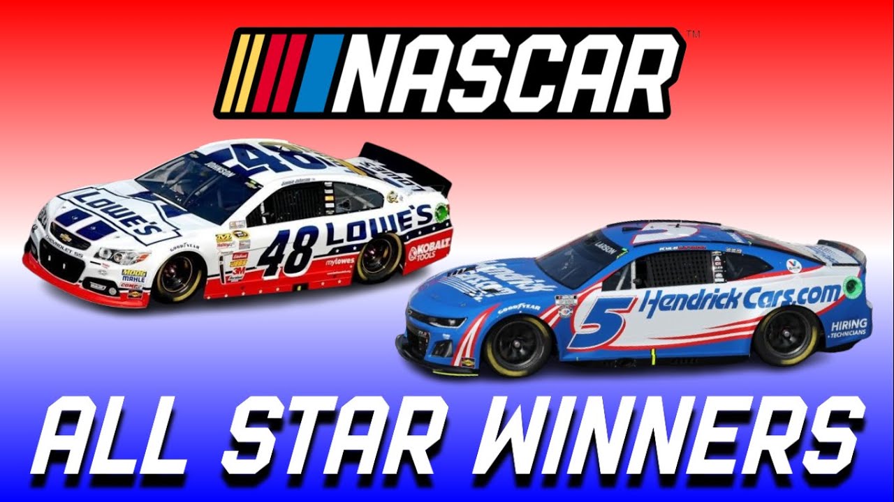 Every NASCAR All Star Race Winner - YouTube