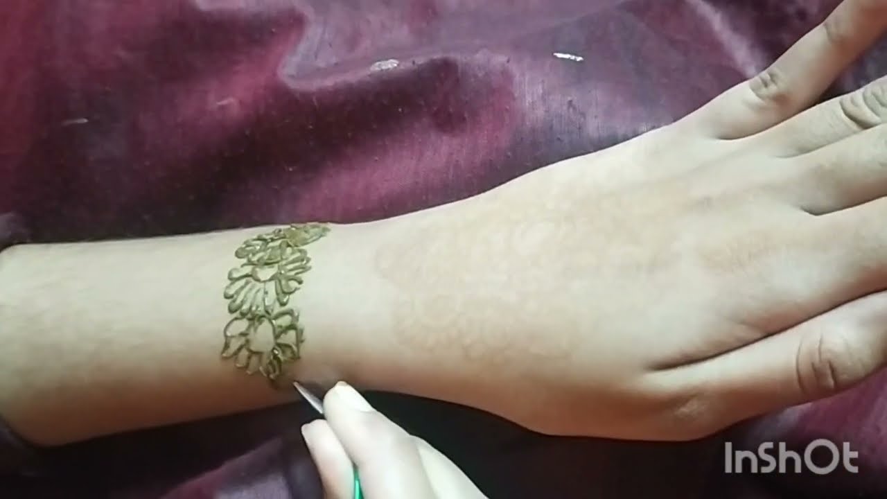 Easy back hand mehendi design | teej special mehndi design | back hand ...