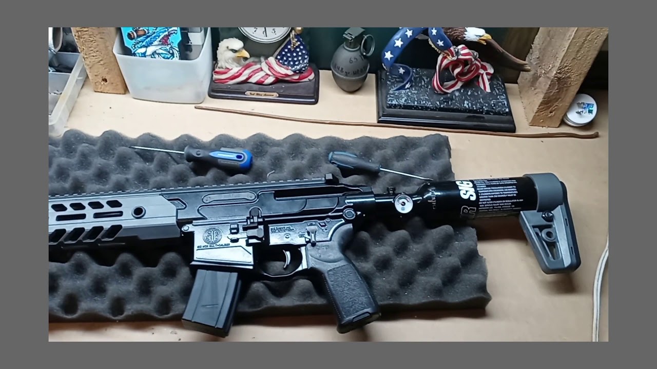 New Paint Job Sig Sauer MCX Vertis .22 - YouTube
