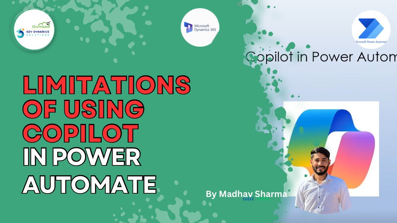 Limitations of Using Copilot in Power Automate Flows - YouTube