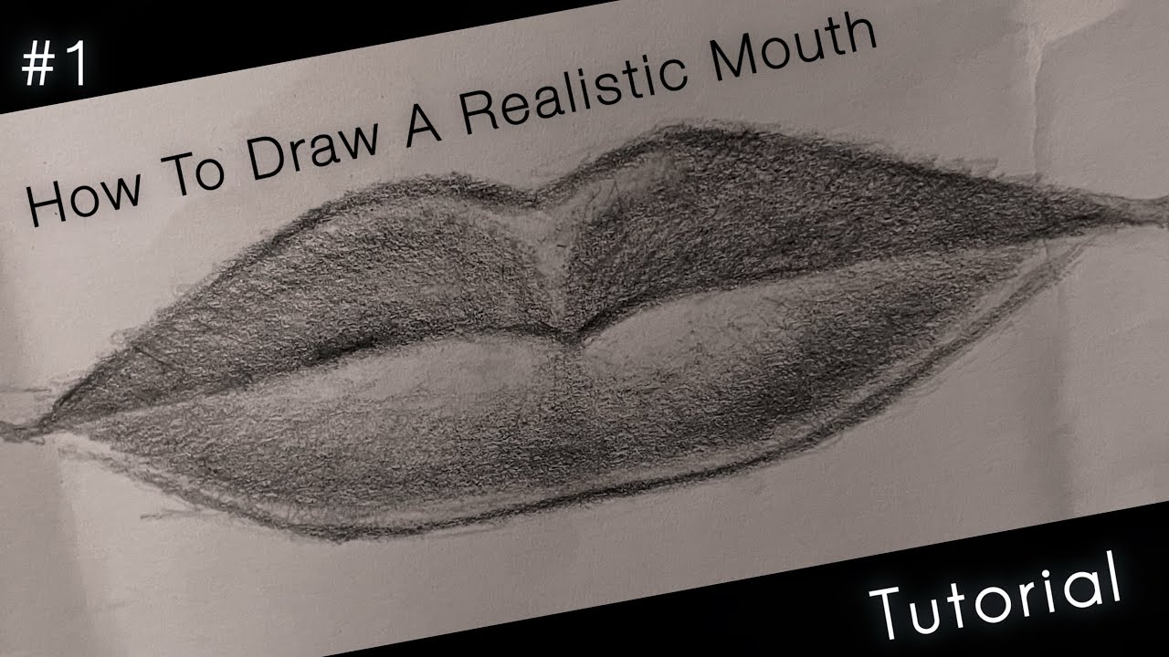 How To Draw Realistic Lips ForBeginners - Step By Step #1 / #howtodraw ...