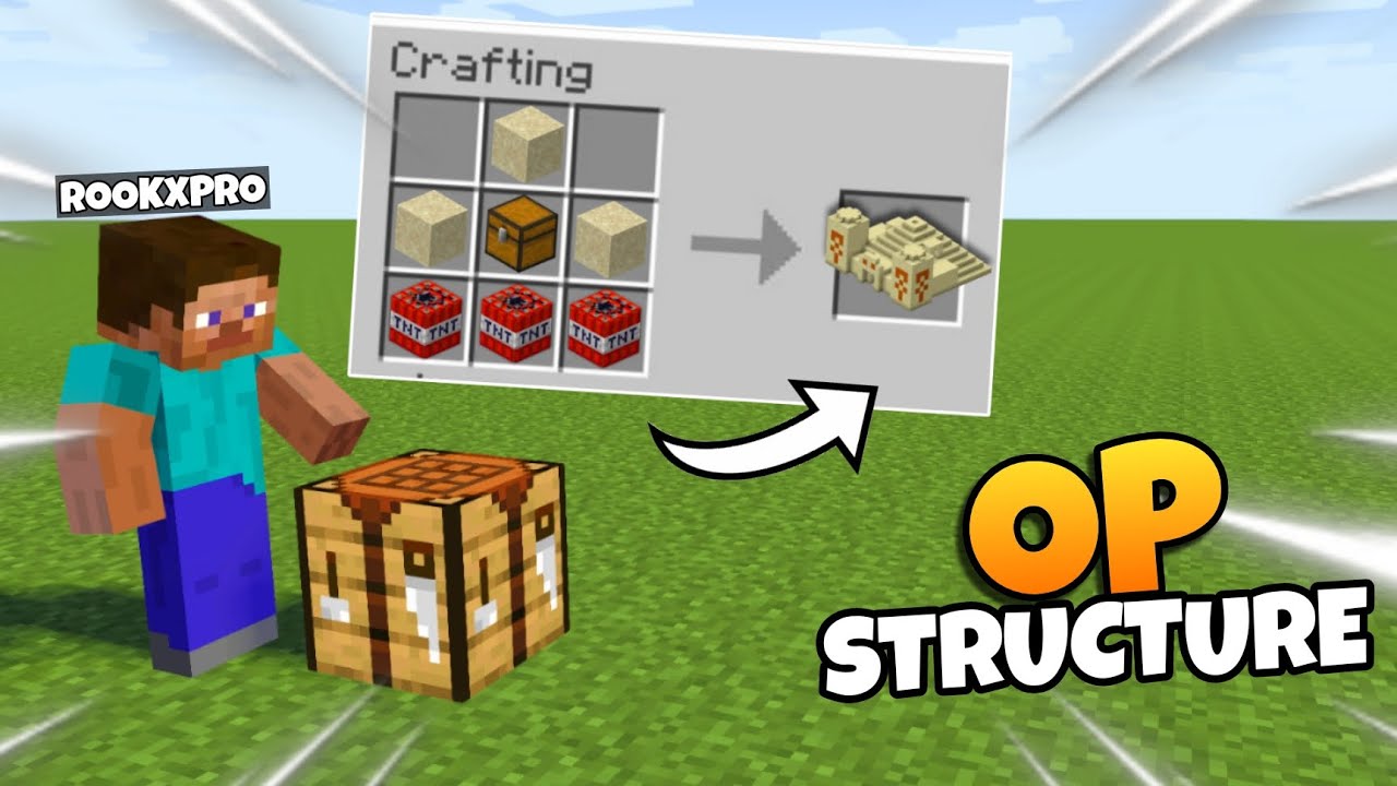 MINECRAFT, BUT WE CAN CRAFT STRUCTURES - YouTube