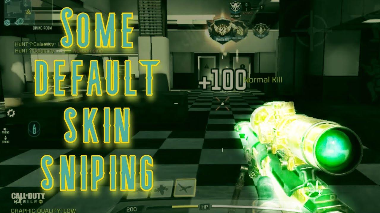 Some default skin sniping | CODM - YouTube