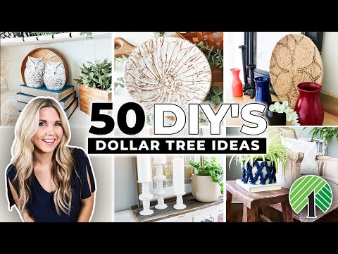 50 Dollar Tree DIY's + Hacks (Watch This To Be A DIY PRO)