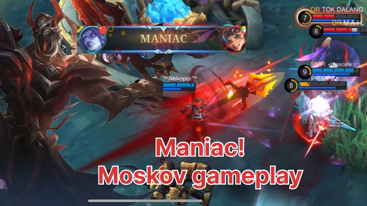 Maniac moskov, hard gameplay and build moskov! - YouTube