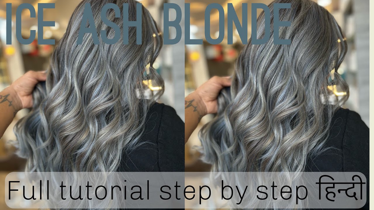 Ash hair color | ash grey hair color tutorial / step by step ash brown ...