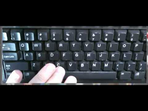 Calvaryslz - Typing Left Hand Words - YouTube