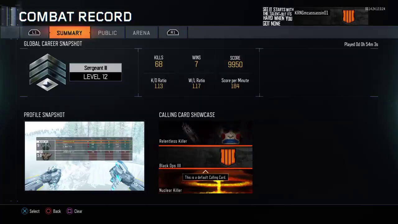 NEW BO4 CALLING CARD LOG ON TODAY - YouTube