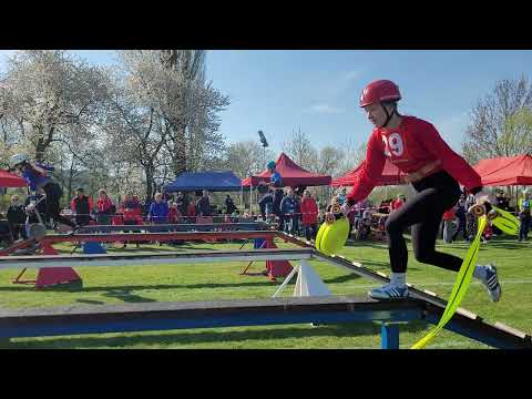 Klučovská ulice v běhu na 60 m s překážkami - LUKY 2. POKUS SDH KANÍN1