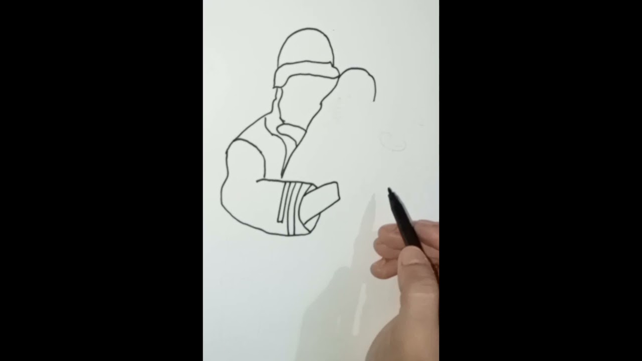 Imam Hussain & Bibi Zainab sketch drawing/ Easy moharam drawing - YouTube