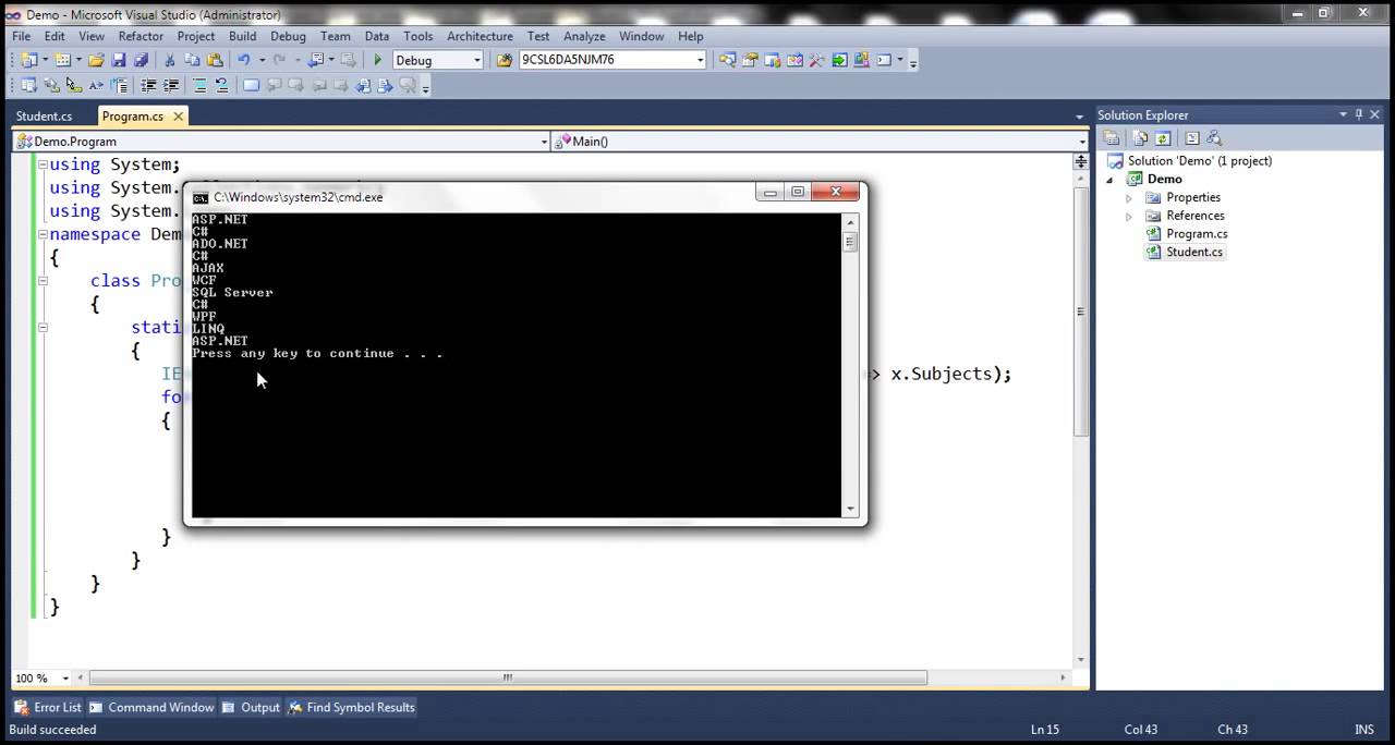 Part 9 Difference between Select and SelectMany in LINQ - YouTube