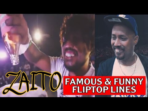 ZAITO Famous & Funny Fliptop Lines Compilation | FLIPTOP BATTLE - YouTube
