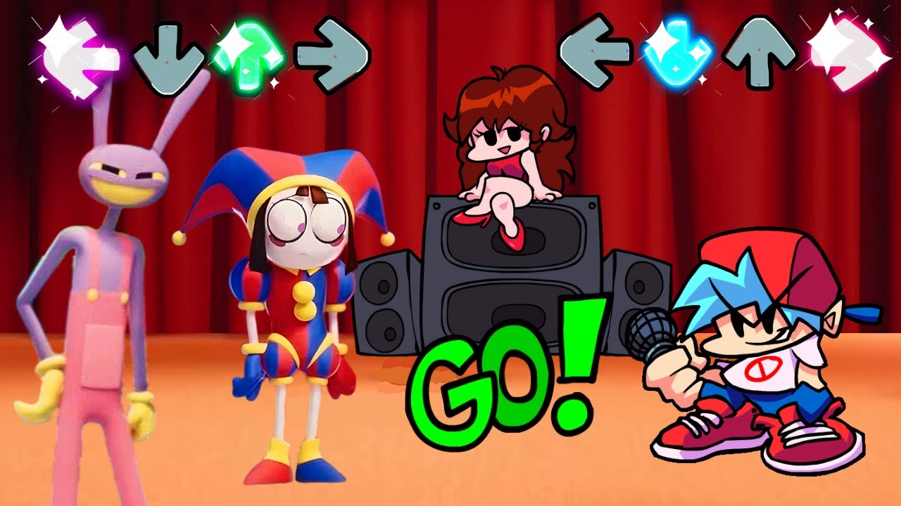 Friday Night Funkin' - BF vs Pomni and Jax (The Amazing Digital Funkin ...