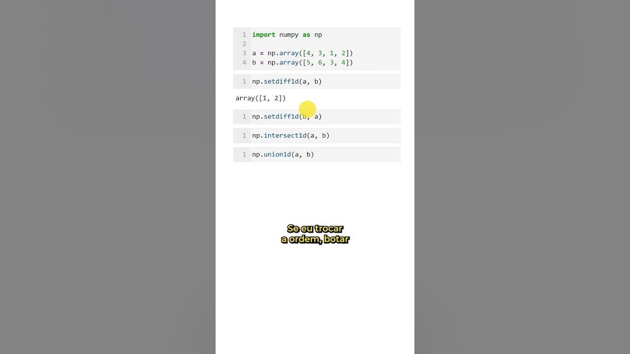 Comparando dados com o NumPy | #shorts - YouTube