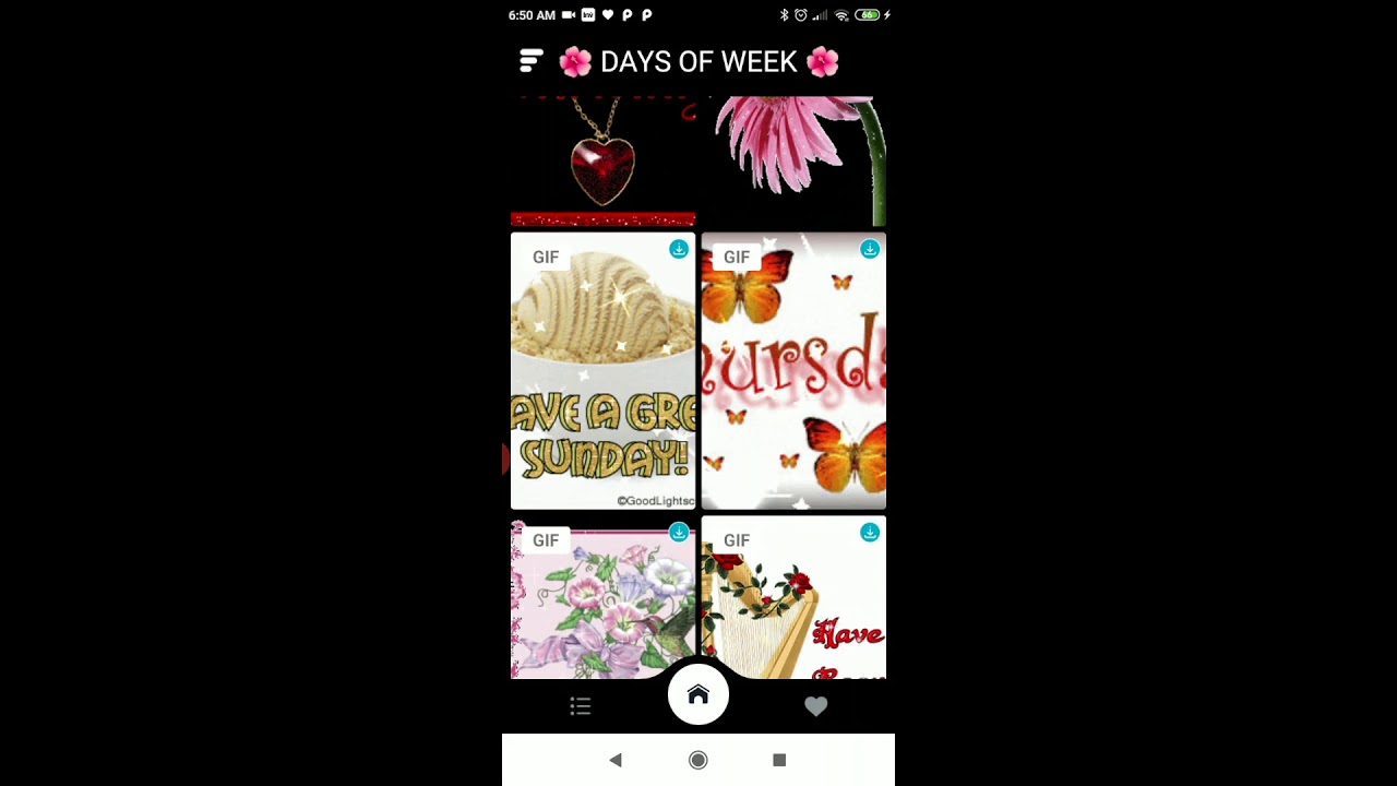 Gifs days of Week - YouTube