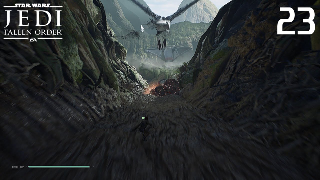 Star Wars Jedi Fallen Order Part 23 The Jedi Flip - YouTube