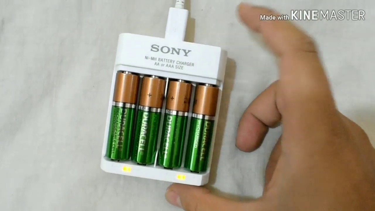 Unboxing of Sony Ni-MH Battery Charger and Duracell Rechargeable ...