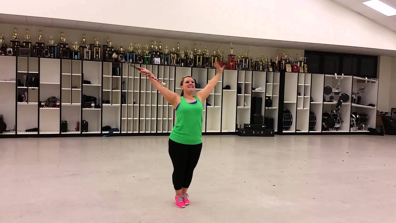 Glencoe Majorette Routine 2015 - YouTube