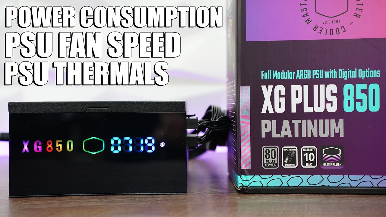 Cooler Master XG850 Plus Platinum /w Info Display - Overview - YouTube